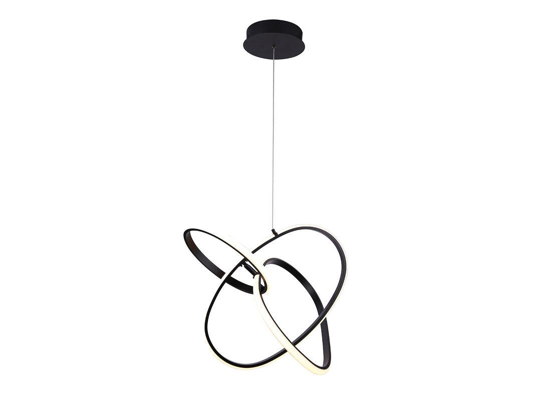 LED Interlocking Ring with Acrylic Diffuser Chandelier – LV LIGHTING
